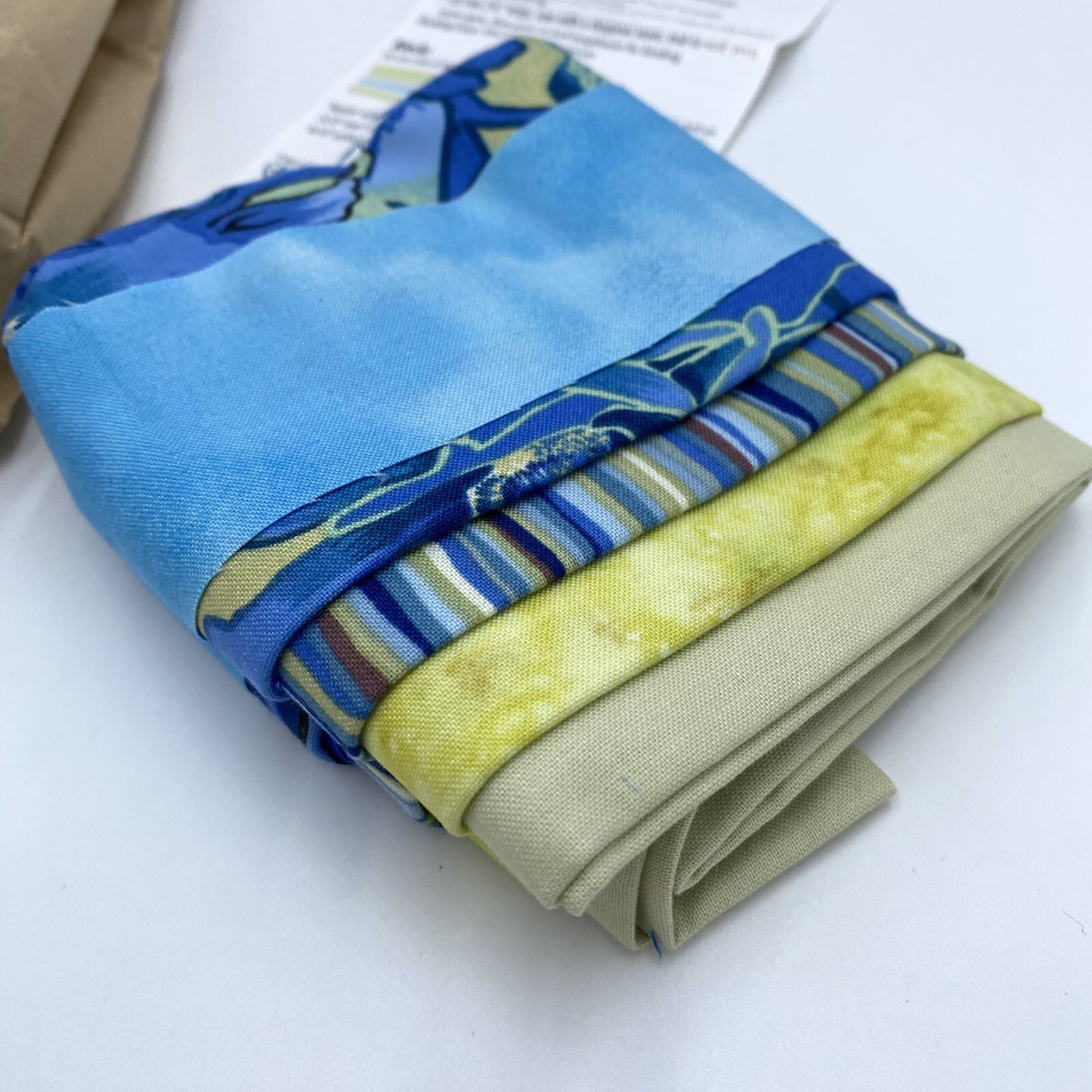 Simplicity Snap Sack Small Quilt Kit Blue & Green 15" x 18" SS10909 ...