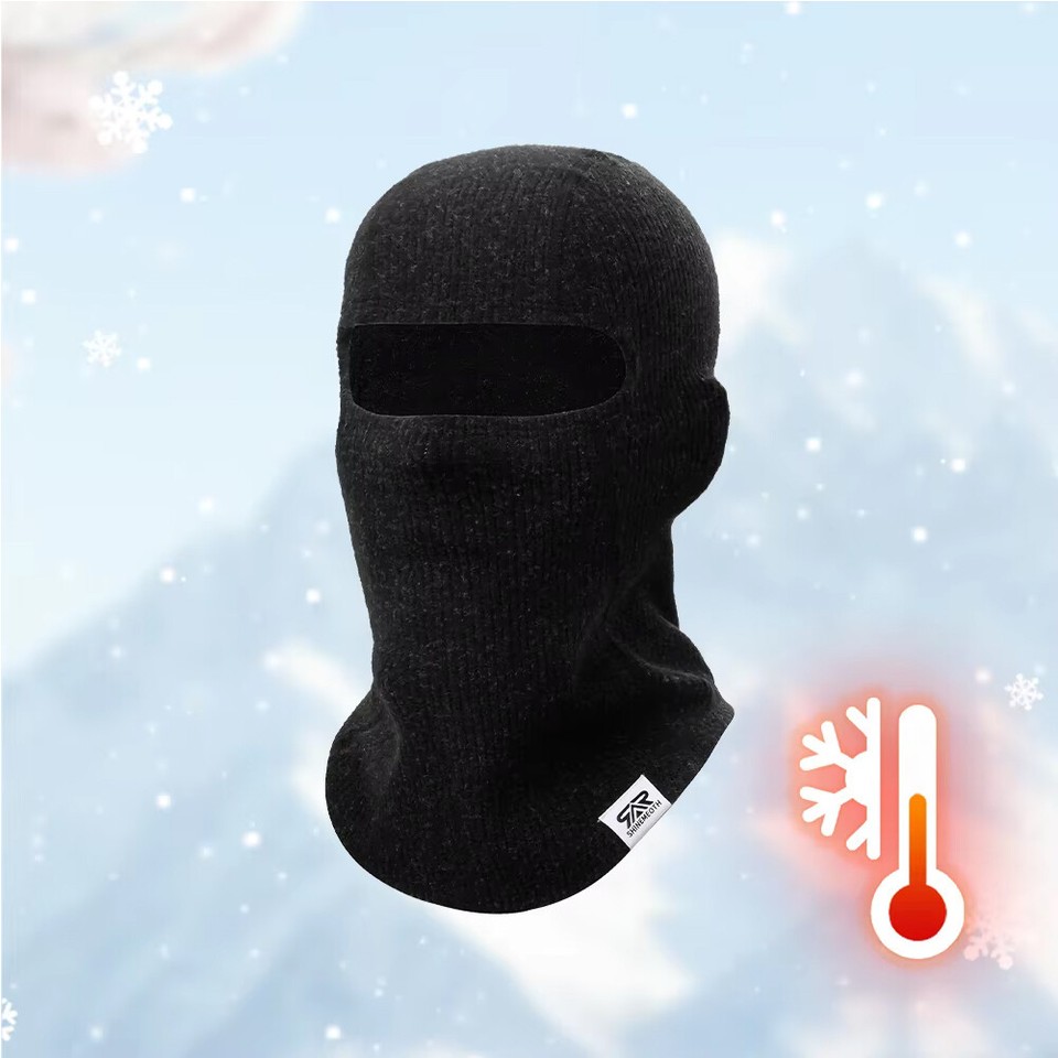 Winter Full Face Mask Balaclava Knitted Cap Motorcycle Cycling Ski ...