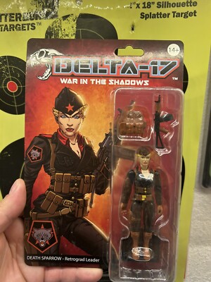 Gi Joe Delta-17 5by5 Toys Death Sparrow Russian Female Arah Carded ...