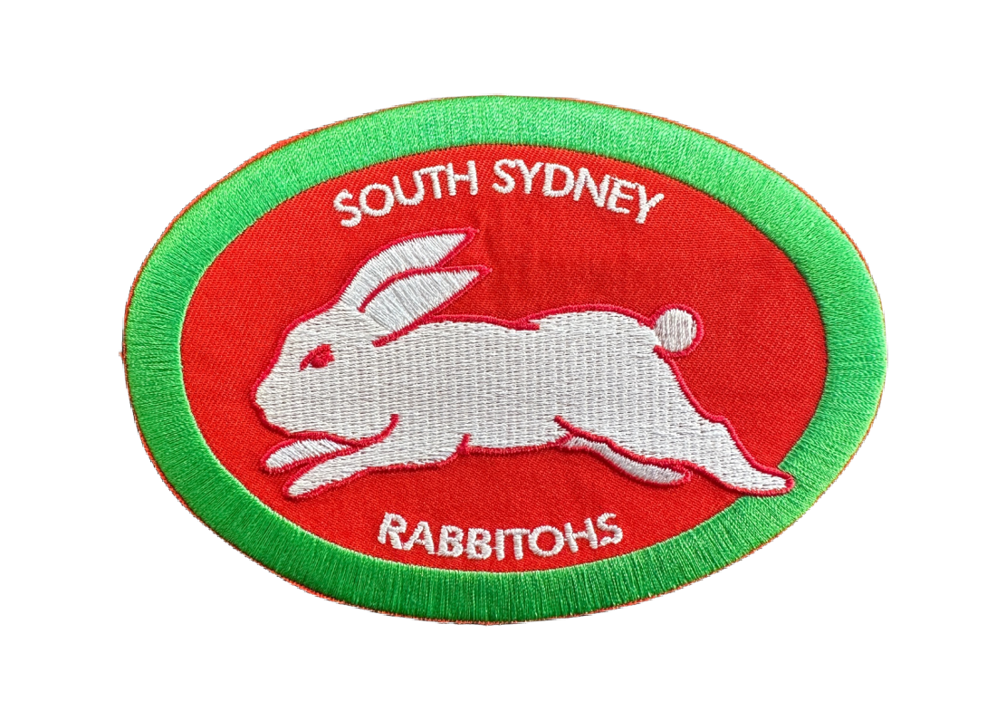 Souths Sydney Rabbitohs Logo NRL SOUTH SYDNEY RABBITOHS T SHIRT (M)