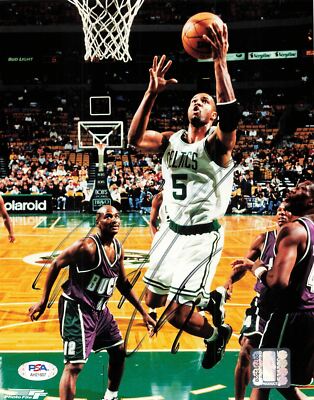 Ron Mercer signed 8x10 photo PSA/DNA Boston Celtics Autographed | eBay