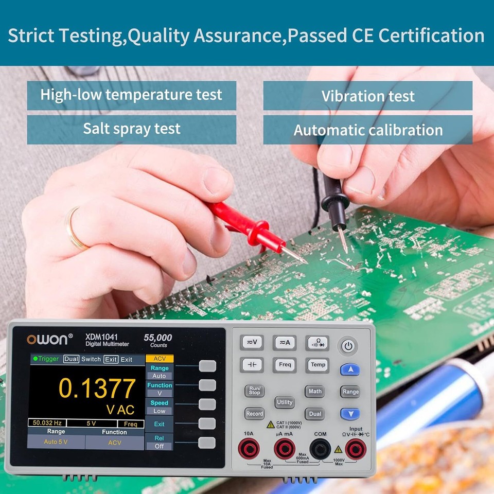 OWON 4 1/2 digits XDM1041 Bench-type Digital Multimeter 55000 Counts ...