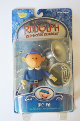 Memory Lane Rudolph the Red-nosed Reindeer Big Elf + Tuba Toolbox - New ...