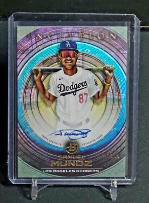 2022 Bowman Inception Prospect Autographs Base Samuel Munoz Auto #'d ...