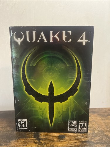 Quake 4 PC Computer Video Game With Manual 4 Disc Set Alien Enemy War ...
