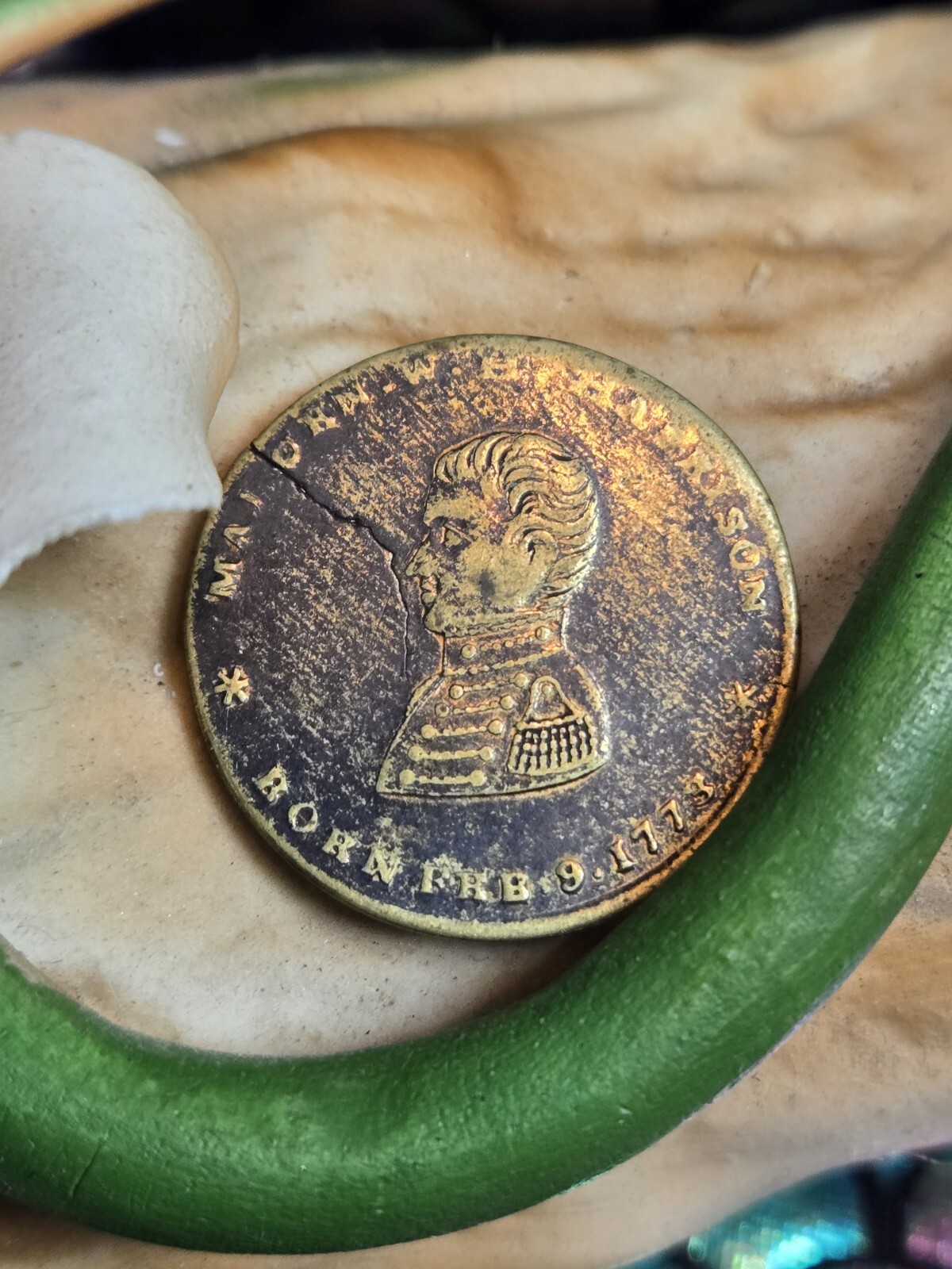 Nice 1840 LOCO FOCO STEAMBOAT VAN BUREN Campaign Token William H ...