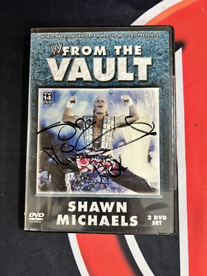 Shawn Michaels Autographed WWE From the Vault DVD JSA | eBay
