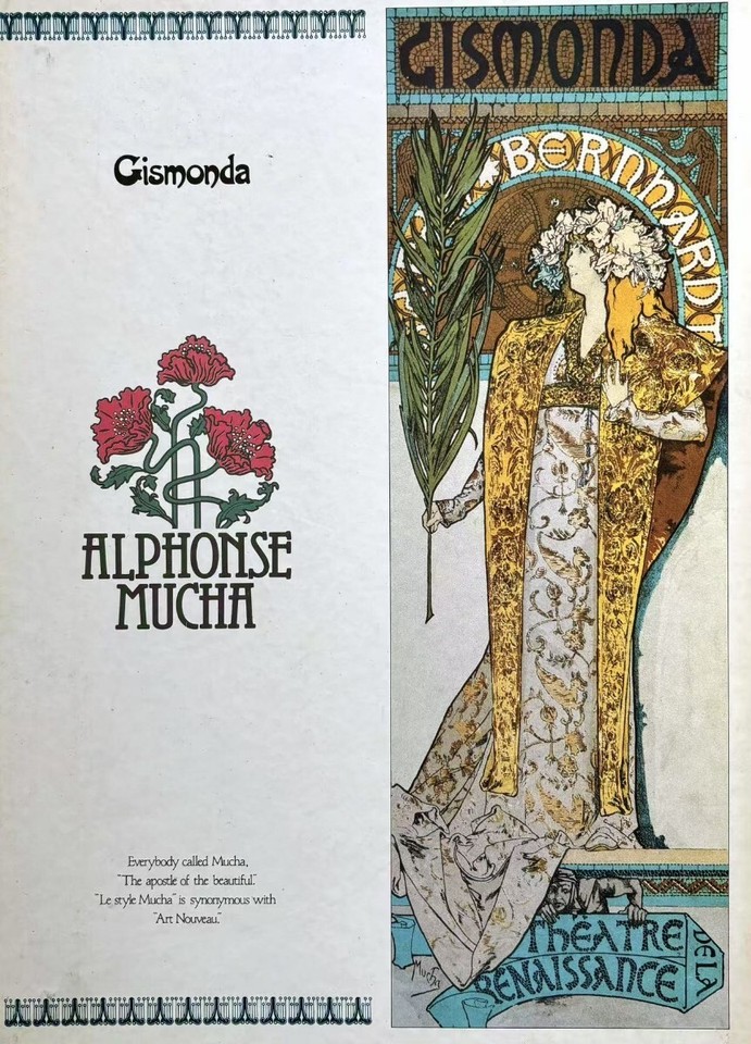 Alphonse Mucha 4-Piece Puzzle Set Rare 1000 & 1500 Piece Art Collection ...