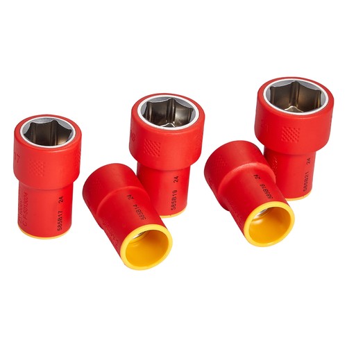 Insulated Socket Set 16-Piece Insulated Socket Tool with T-Handle ...