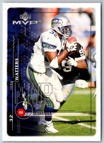 1999 Upper Deck MVP Ricky Watters #171 Seattle Seahawks Football Card ...