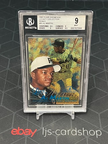 1997 Flair Showcase Al Martin #93 Legacy Collection Row 0 /100 BGS 9 ...