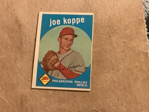 Joe Koppe 1959 Topps Rookie Card High Number #517 - Near Mint - Great ...