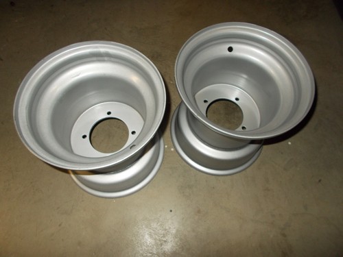 (2) Rims Wheels Honda TRX250 250ES Big Red REAR Steel NEW TWO 4/110 ...