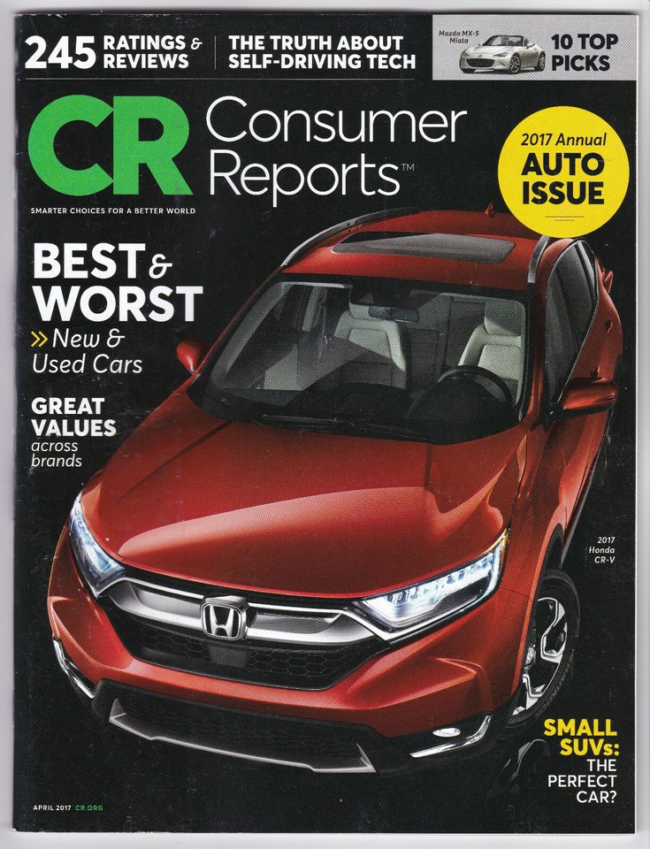 2004-2019 Consumer Reports Magazine Annual April Auto Issue (Sold ...