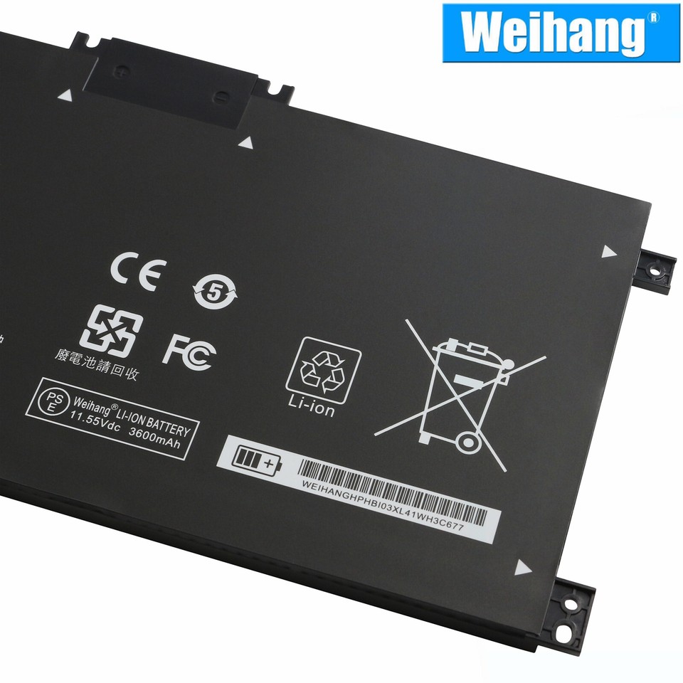41.7Wh Battery BK03XL for HP Pavilion x360 14-BA000 14m-ba 916811-855 ...