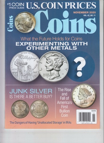 US COIN PRICES MAGAZINE NOVEMBER 2020 COINS WITH OTHER METALS JUNK ...
