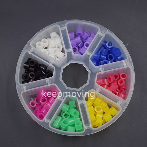 160 Pcs Dental Ring Silicone Instrument Code Rings 8 Colors ...