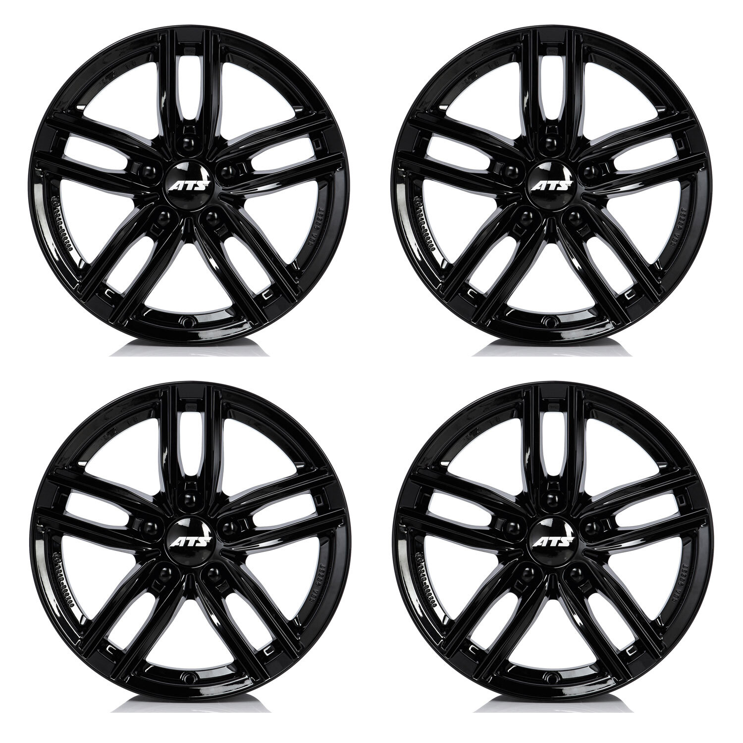4 ATS Wheels Antares 7.5Jx17 ET45 5x112 SW for VOLKSWAGEN Beetle Caddy ...