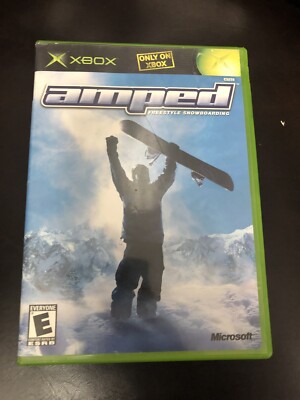 AMPED FREESTYLE SNOWBOARDING X-BOX XBOX COMPLETE GAME CASE AND MANUAL ...