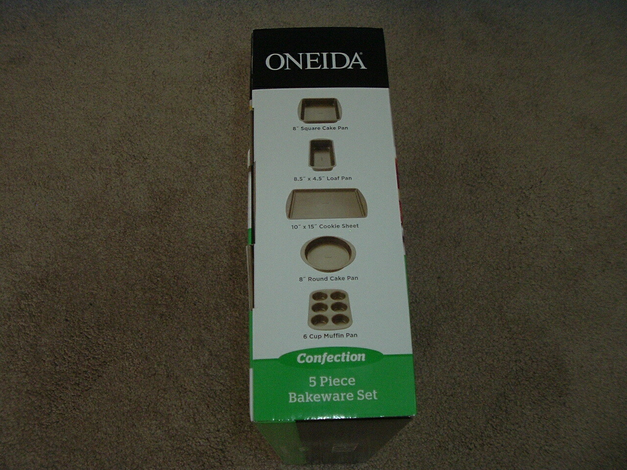 Oneida Confection 5 pc Bakeware Set New NIB Cookie Sheet Bake Local ...