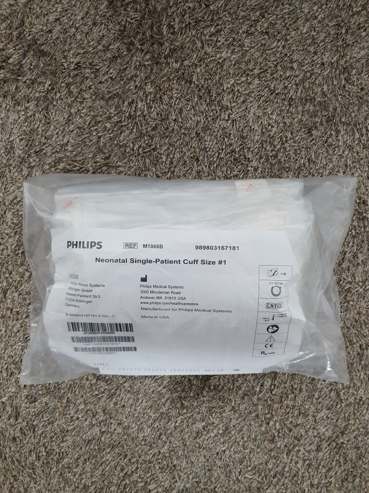 Philips Neonatal Single Patient Cuff Size 1 - M1866B for sale online | eBay