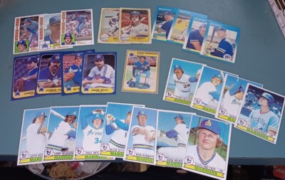 mariners baseball cards 1979,81,82,84,85,86,87,88 | eBay