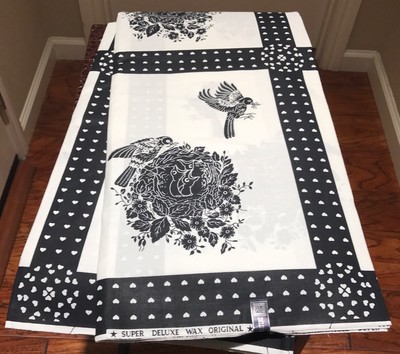 Veritable High Target Wax Prints. Handmade, 100% Cotton, African, 6yds ...