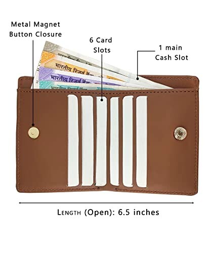 Printed Vegan Leather ATM Card Holder Slim Minimalist Wallet Pocket ...