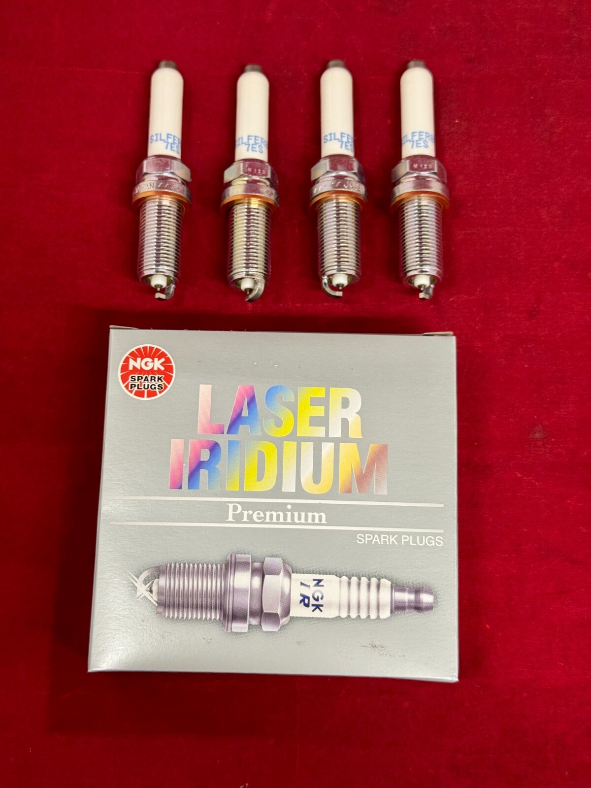 NGK SILFER8C7ES Laser Iridium Spark Plug (91006 - Set of 4 | eBay