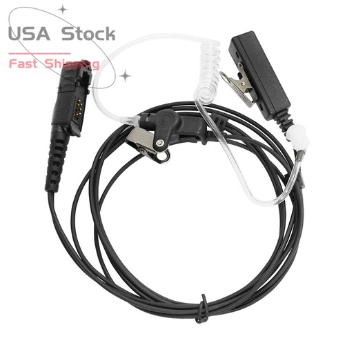 100x FBI Earpiece Headset Mic Fit for DP2400 XPR3500 XPR3300e MTP3250 ...
