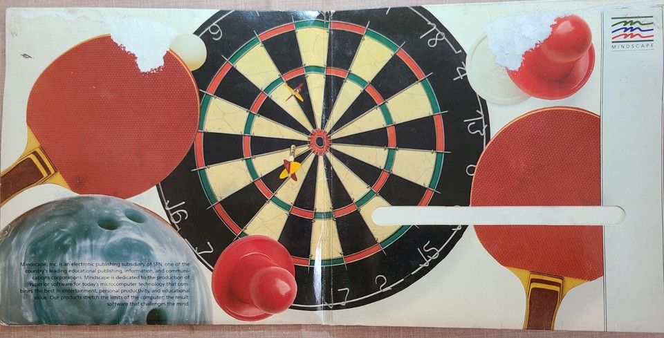Commodore 64/128 Floppy Disc Game Air Hockey Bowling Darts Ping-pong ...