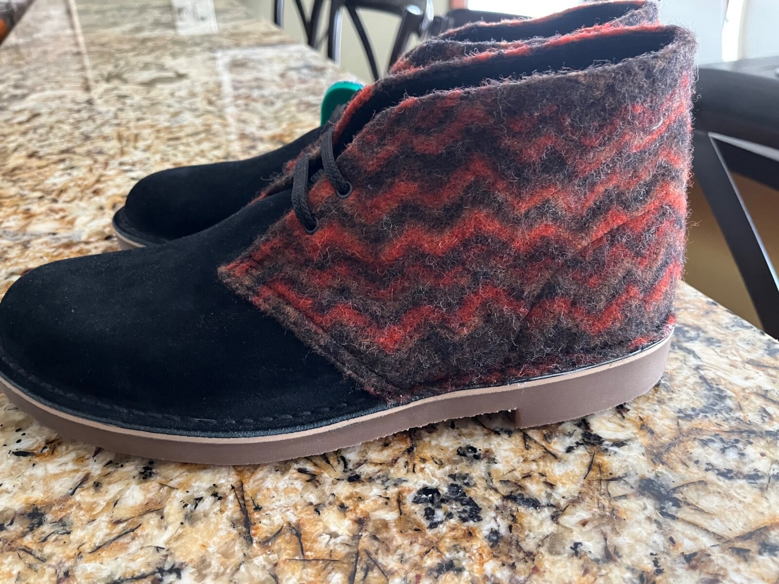 Clarks Bushacre 3 Men's Southwest Wool Suede Mid Top Chukka Boots Size ...