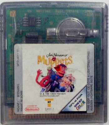 jeu JIM HENSON'S MUPPETS show sur nintendo game boy color gbc spiel ...
