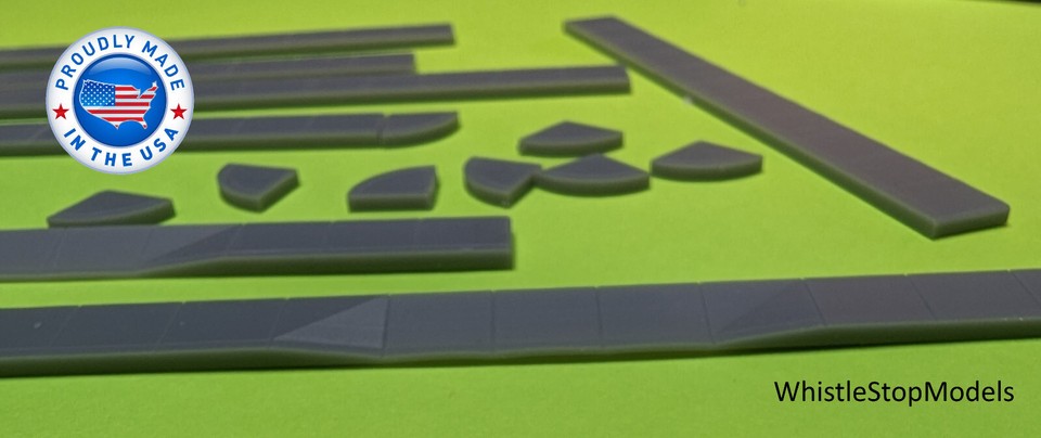 24" of N Scale Sidewalk with Highest Details N1044 | eBay