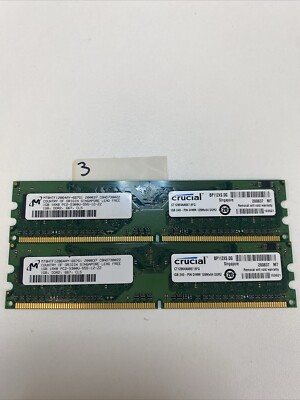 2 X 2GB PC2 (DDR2) - 5300U (1GB Each) Computer RAM | eBay