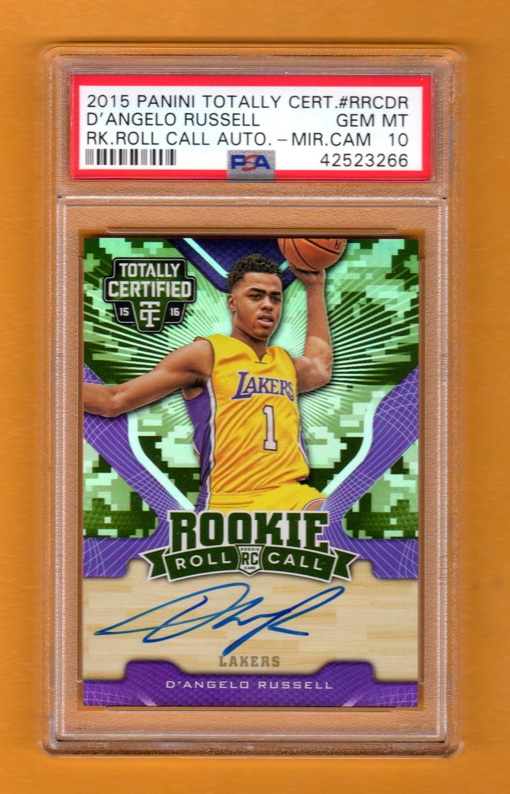 2015-16 Panini Totally Certified - Rookie Roll Call Autographs D'Angelo ...
