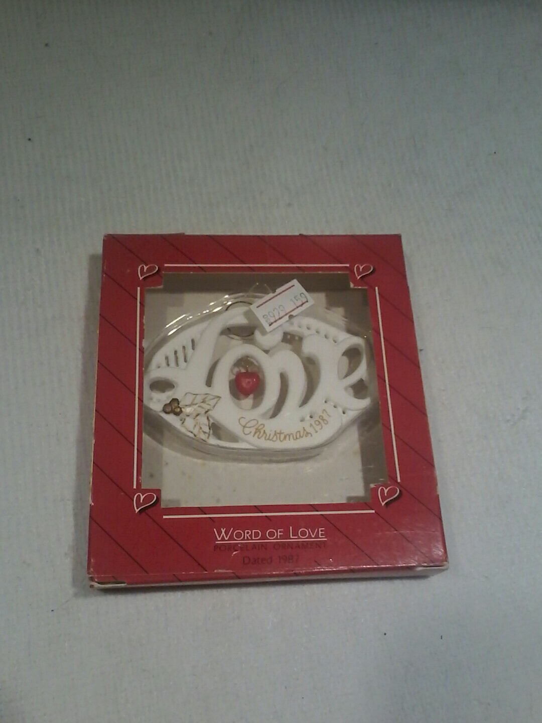 Hallmark Word Of Love Porcelain Ornament Dated 1987 | eBay