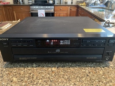 Vintage Sony Compact 5-Disc CD Player CDP-C215 | eBay