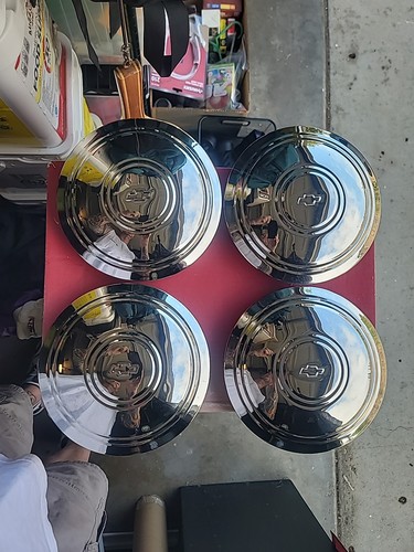 Chevrolet Rally Wheel Police Style Center Cap. Impala 62 SS | eBay