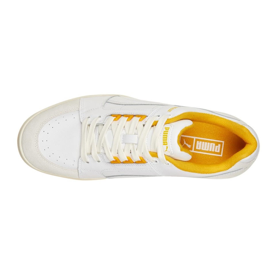 PUMA Slipstream Lo Retro Lace Up Mens Orange, White Sneakers Casual ...