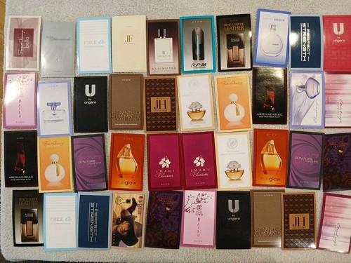 Lot Of 40 AVON New Men's & Women's PAPER Perfume Fragrance Samples | eBay