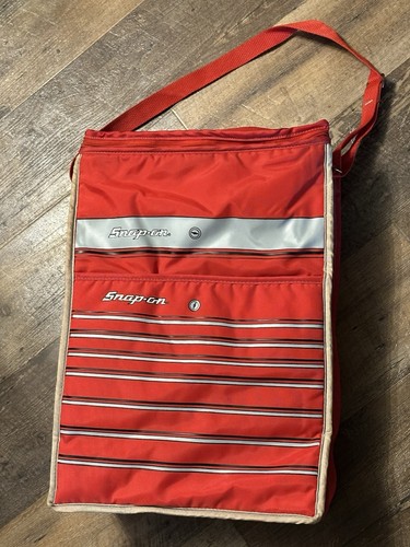 Vintage Snap On Insulated Thermal Cooler Lunchbox Tool Box Red White ...