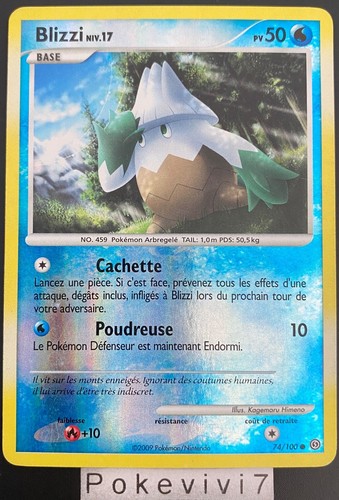 Carte Pokemon BLIZZI 74/100 REVERSE Diamant et Perle D&P FR OCCASION | eBay