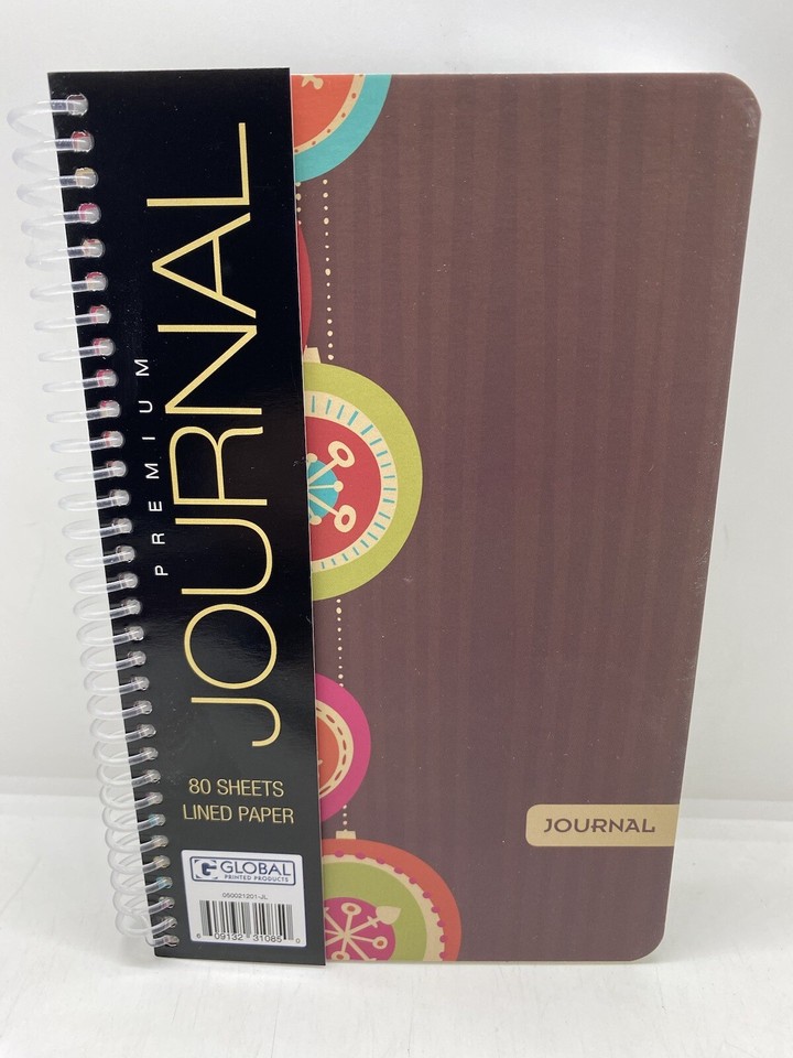 5x8 Spiral Notebook 80 Sheets Journal Lot of 4 Lined Paper Office ...