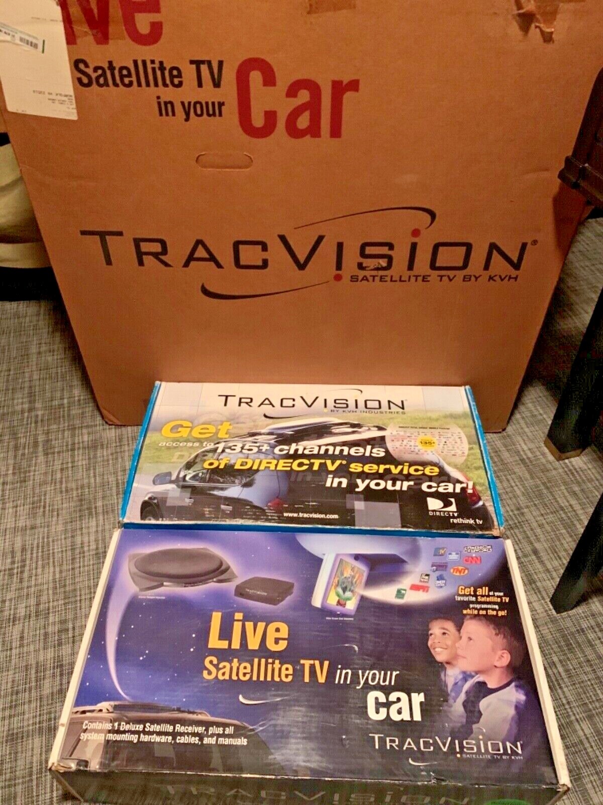 NEW TracVision A5 KVH MOBILE SATELLITE ATENNA And (2) Receiver | eBay