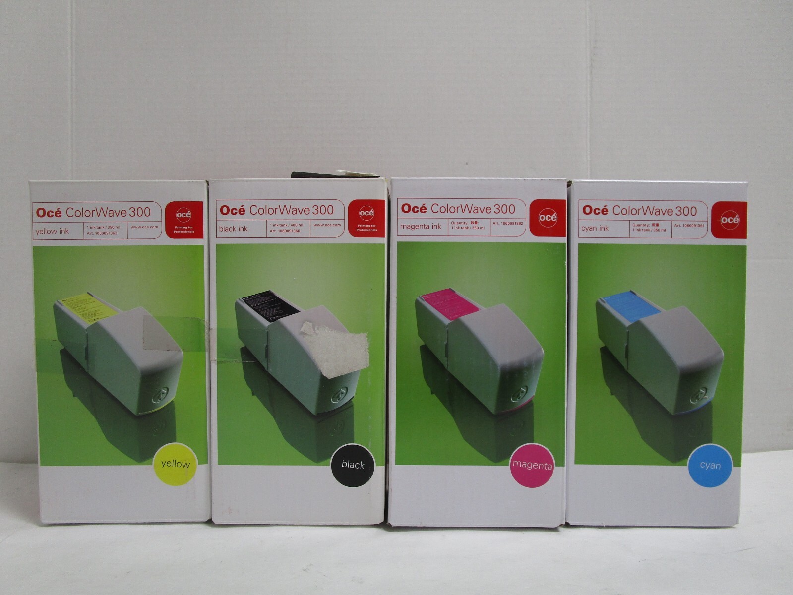 OCE Colorwave 300 INK TANK FULL SET 1060091360 LASER PRINTER INK 400ML ...