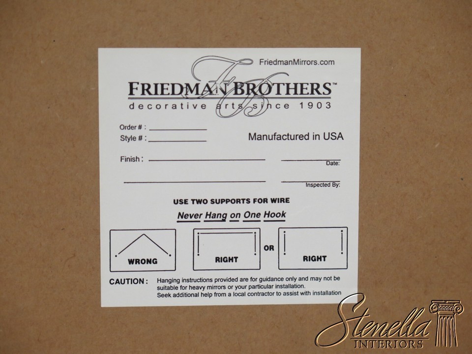 L47876E: FRIEDMAN BROTHERS Model 4831 Federal Mahogany Mirror ~ NEW | eBay