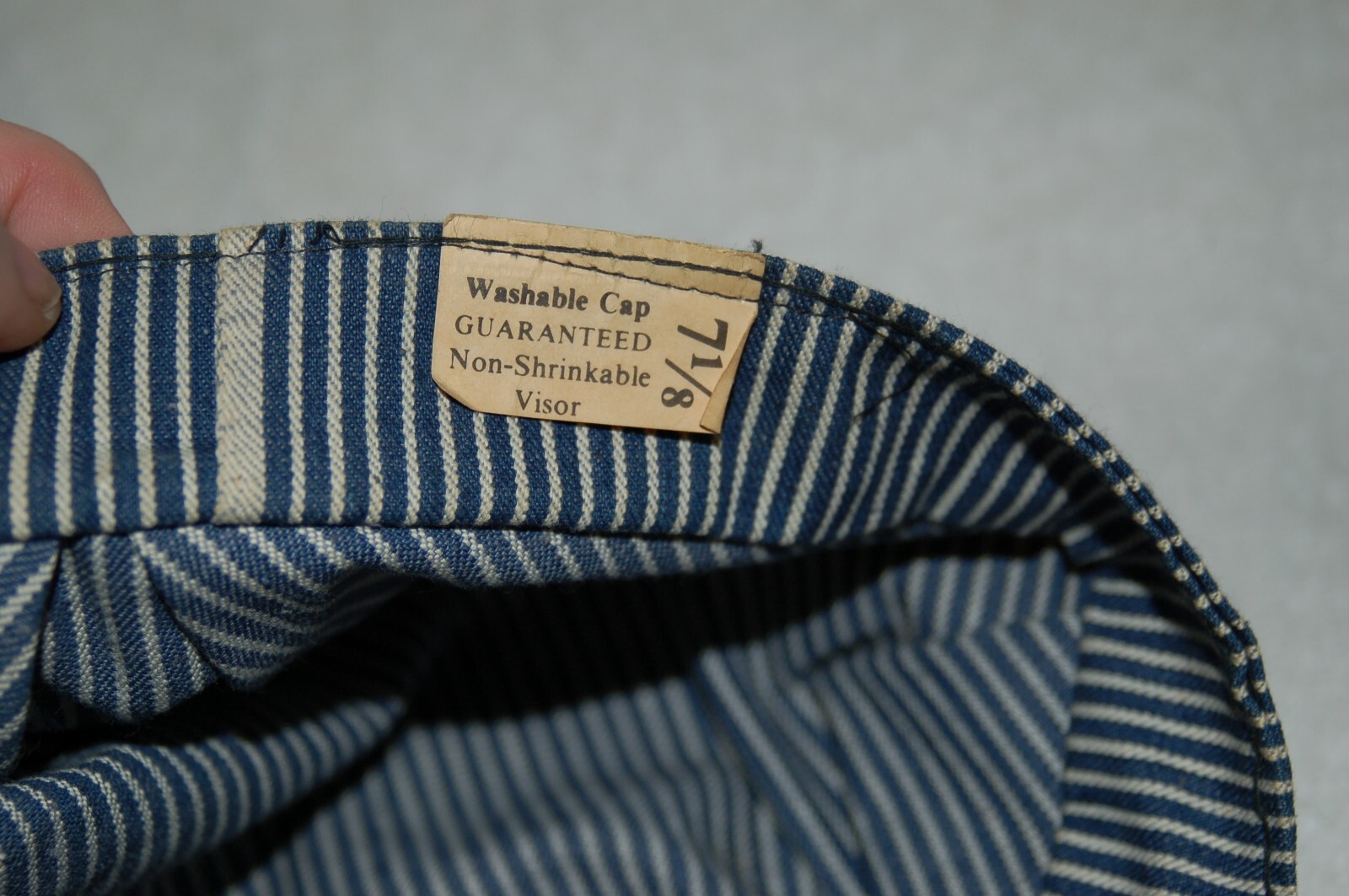 Vintage Cass Scenic Railroad Patch Engineer Conductor Hat Size 7 1/8 W ...