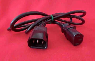3 Pin 240v GPO Power Cord Cable Extension For Monitors Computers ...