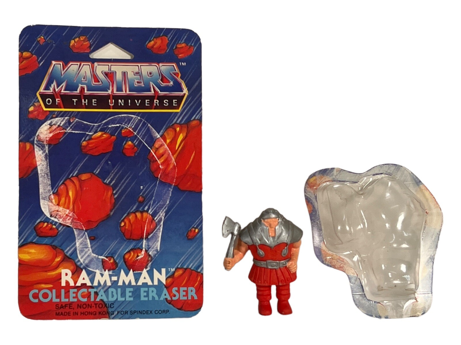 Masters of Universe vtg MOTU Eraser figure MOC 1984 Panosh Place Ram ...